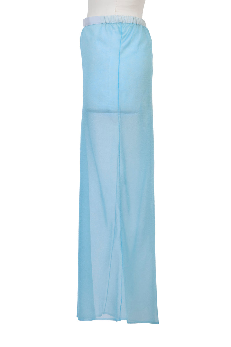 See-through Back Slit Skirt | Pearl – MYLAN ONLINE SHOP