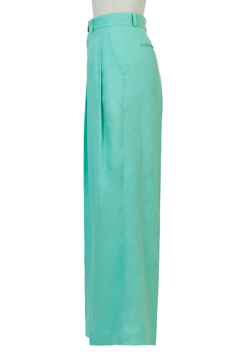 Wide Tack Pants | Mint – MYLAN ONLINE SHOP