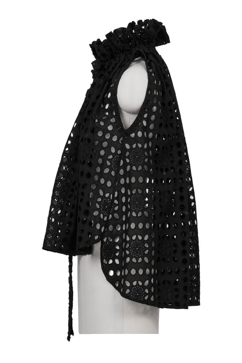 Gathered Collar Lace Blouse | Shell White – MYLAN ONLINE SHOP