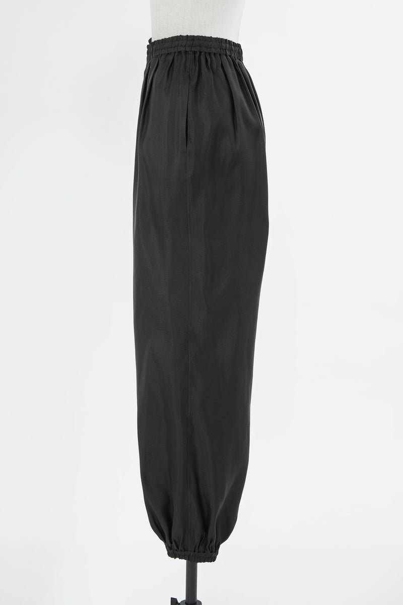 Silk Gathered Pants | Rose – MYLAN ONLINE SHOP